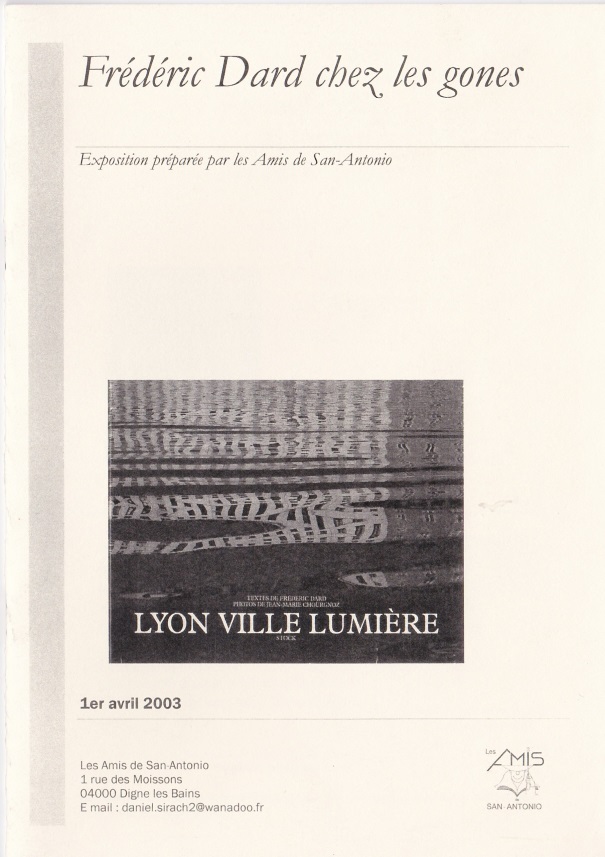 Frédéric Dard chez les gones - De Dard et D'autres