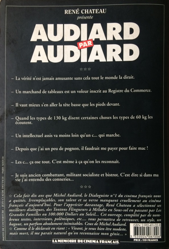 Audiard par Audiard - De Dard et D'autres