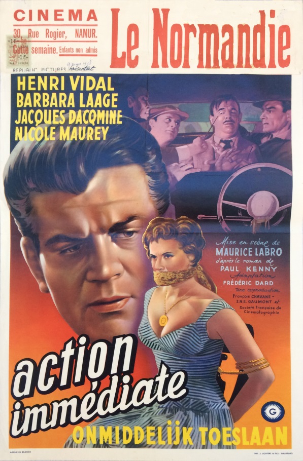 Action immédiate - affichette belge - De Dard et D'autres