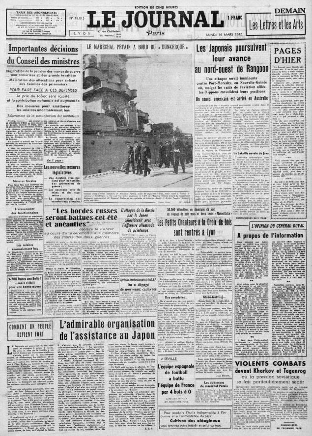 Le Journal n°18015 | De Dard et D'autres